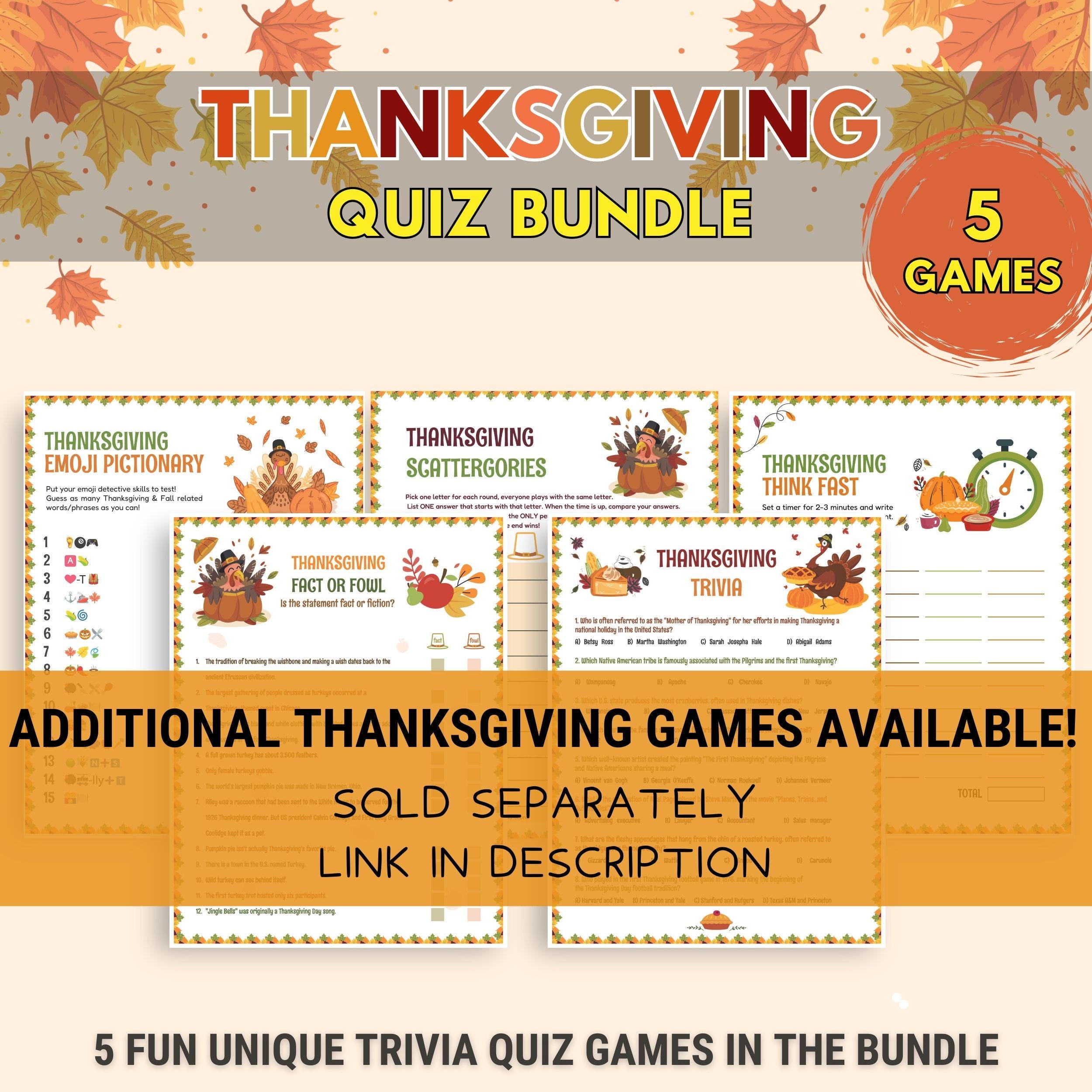 Fun Thanksgiving Family Friendly Feud Game, Thanksgiving Party Family ...