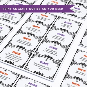 Halloween Truth or Scare Cards - the Fun Halloween Party Group Game for ...