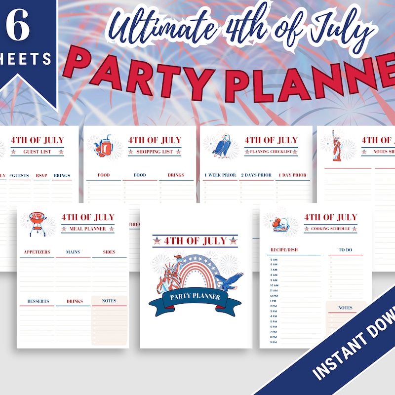 Fourth of July Calendar - Etsy