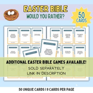 Easter Bible Who Am I? Game | Fun Christian Guessing Game, Printable ...