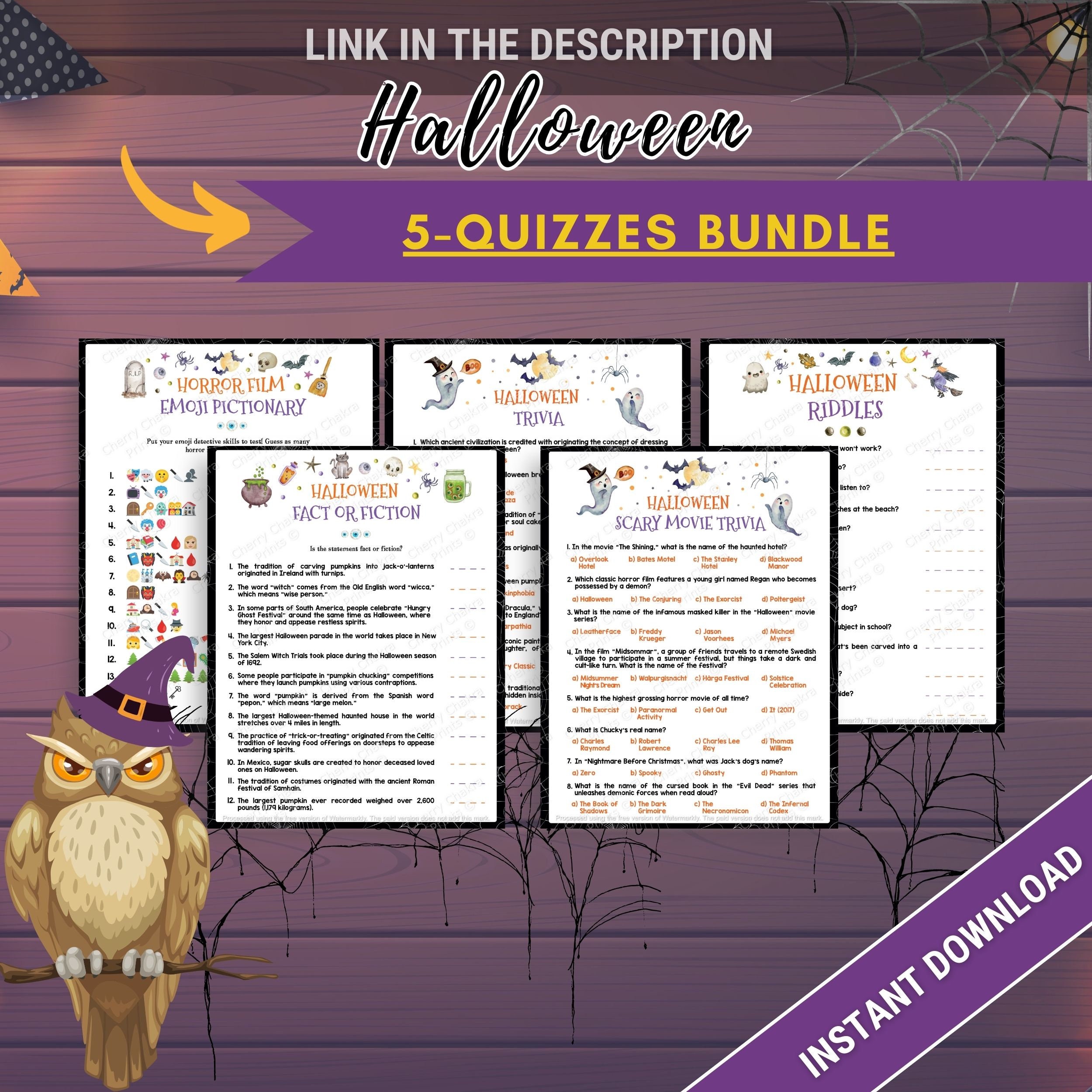 HALLOWEEN Charades Pictionary, Halloween Printable Game Charade Cards ...