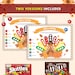 Roll A Turkey Dice Game, Thanksgiving Printable Game for Kids, Fall ...