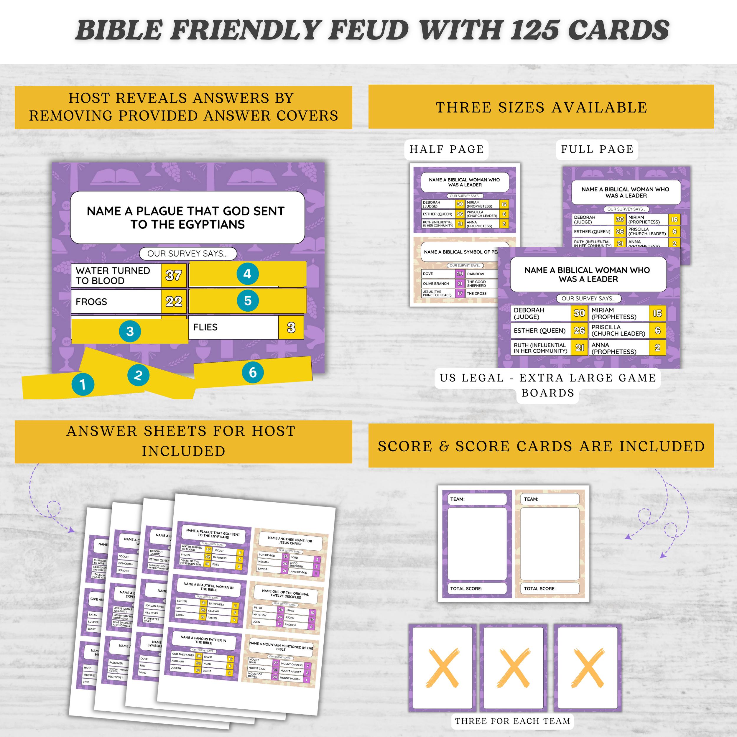 Bible Mega Game Bundle | 4 Fun Printable Christian Games for Kids ...