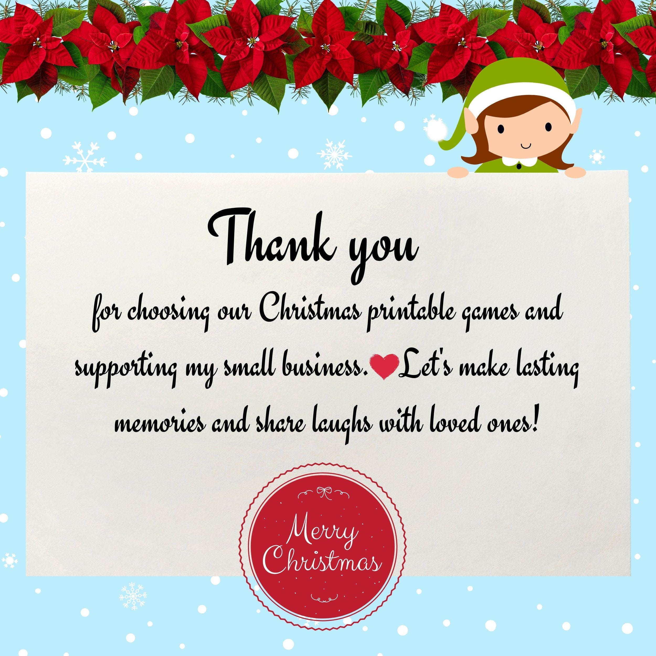 Christmas Who is Most Like Santa Game, Fun Christmas Game, Winter ...