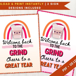 Welcome Back Teacher Gift Tag, Teacher Appreciation Coffee Tag, Back to ...