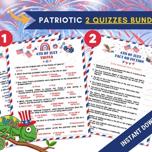 4th of July Scattergories Game, Printable Independence Day Games ...