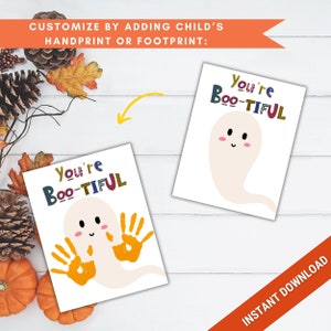 Fall Handprint Craft Bundle, Fall Halloween Handprint Art, Fall Craft ...