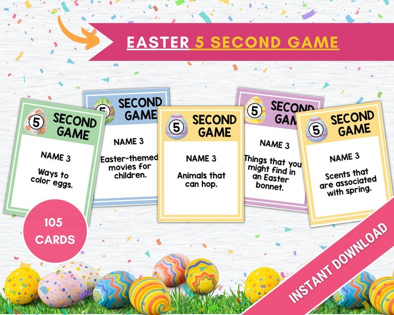 Easter Riddles Easter Printable Game for Kids & Adults - Etsy