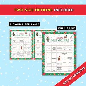 Christmas Bingo, Christmas Get to Know You Bingo, Find Someone Who ...