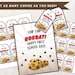 Back to School Cookies Gift Tag, First Day of School Treat Tag, PTO PTA ...