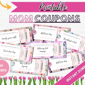Printable Grandma Coupons, Printable Coupons for Grandma, Coupon Book ...