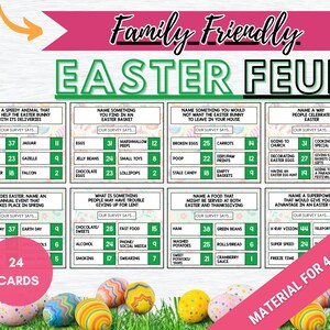 Easter Scattergories Game | Printable Easter Games, Easter Word Game ...