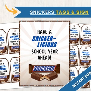 First Day of School Treat Tag for Students, Welcome Back to School Gift ...