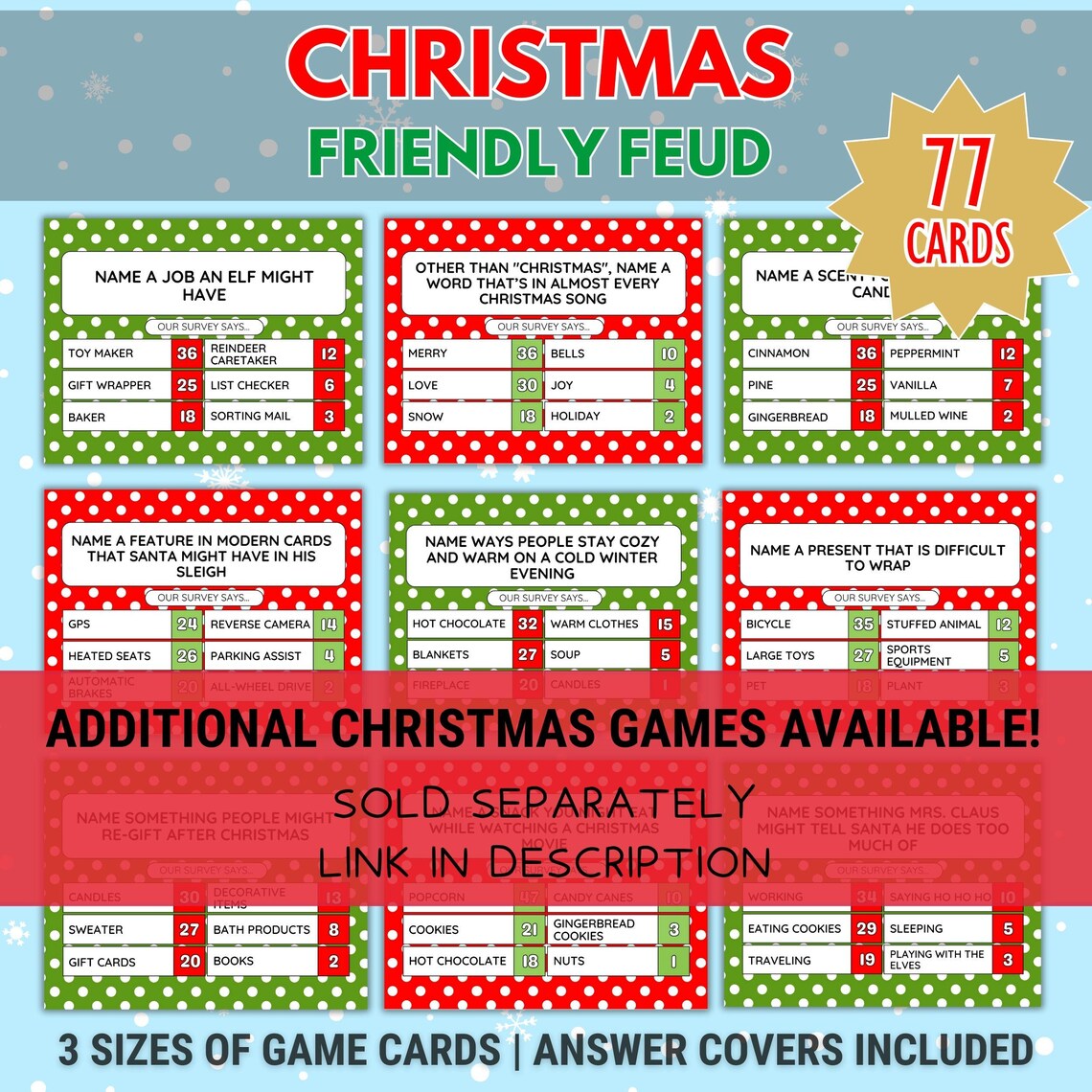 Christmas Truth or Dare Game, Printable Christmas Games, Fun Holiday ...
