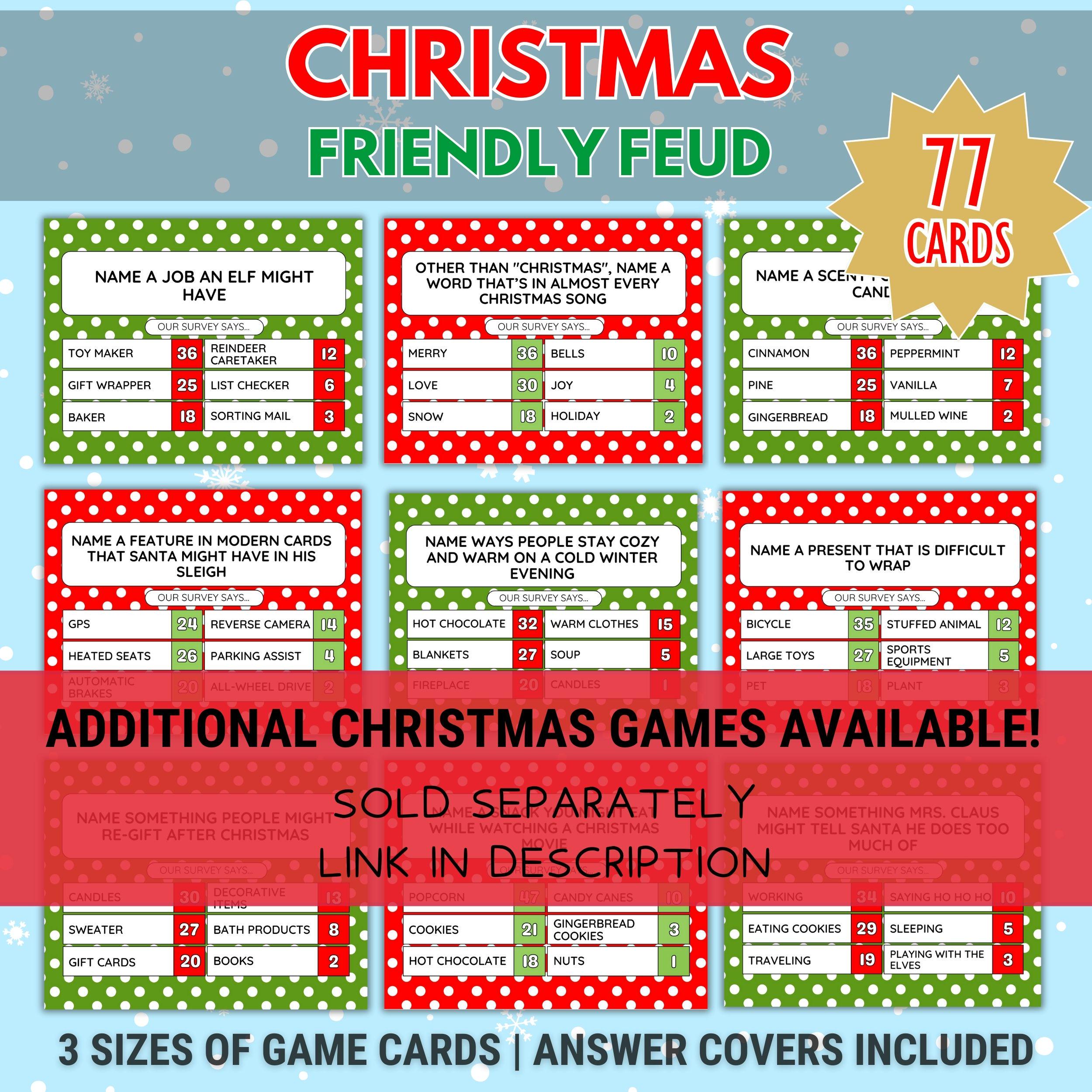 Christmas Truth or Dare Game, Printable Christmas Games, Fun Holiday ...