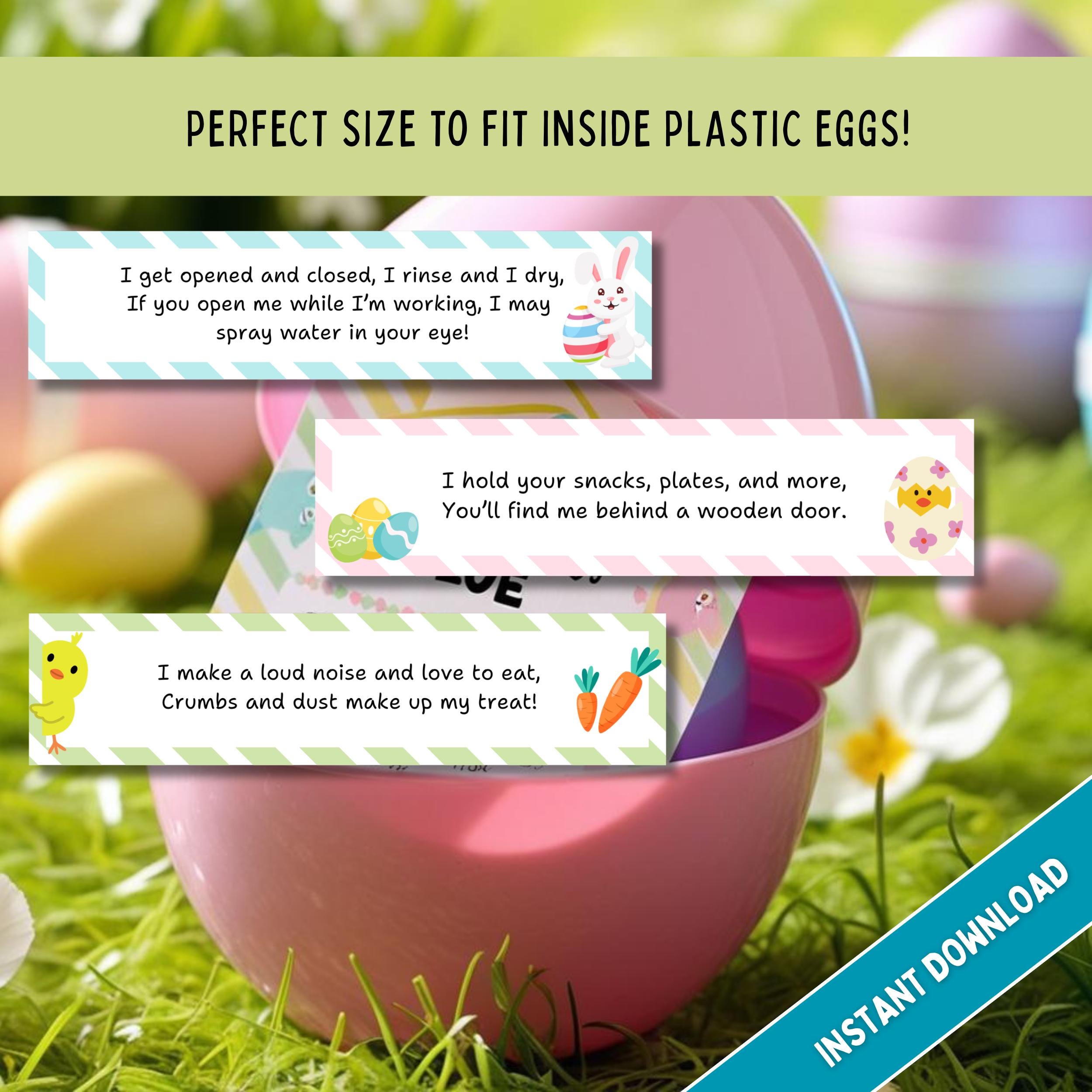 Fun Easter Egg Hunt Scavenger Hunt Clue Cards | Fun Indoor and Outdoor ...