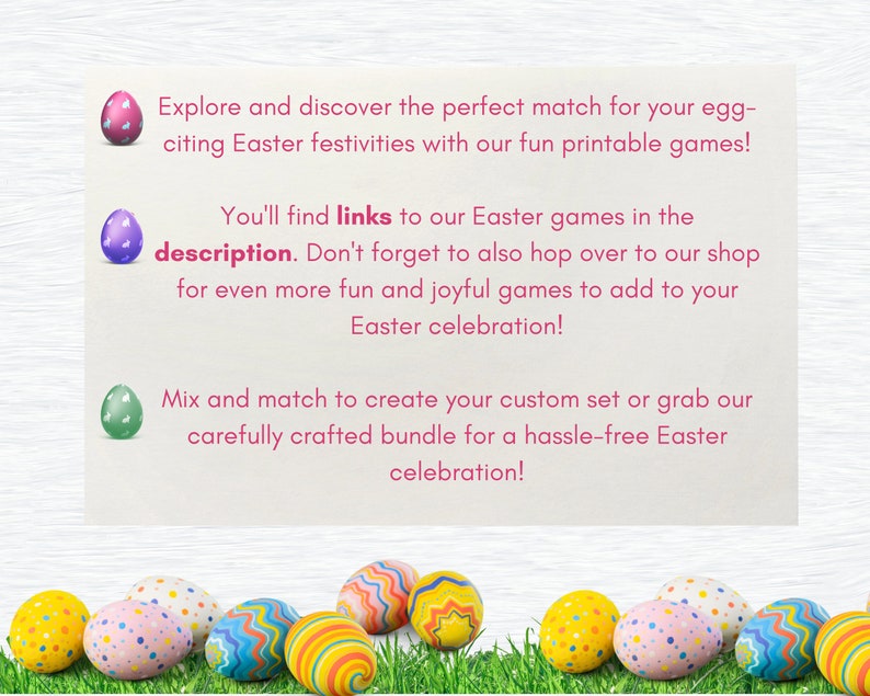 Printable Easter 5 Second Game | Easter Family Fun Quick Trivia Party ...