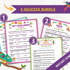 Fiesta Games Bundle, Printable Mexican Party Games for a Fiesta ...