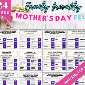 Mother's Day Friendly Family Feud Game | the Hilarious Party Game of ...