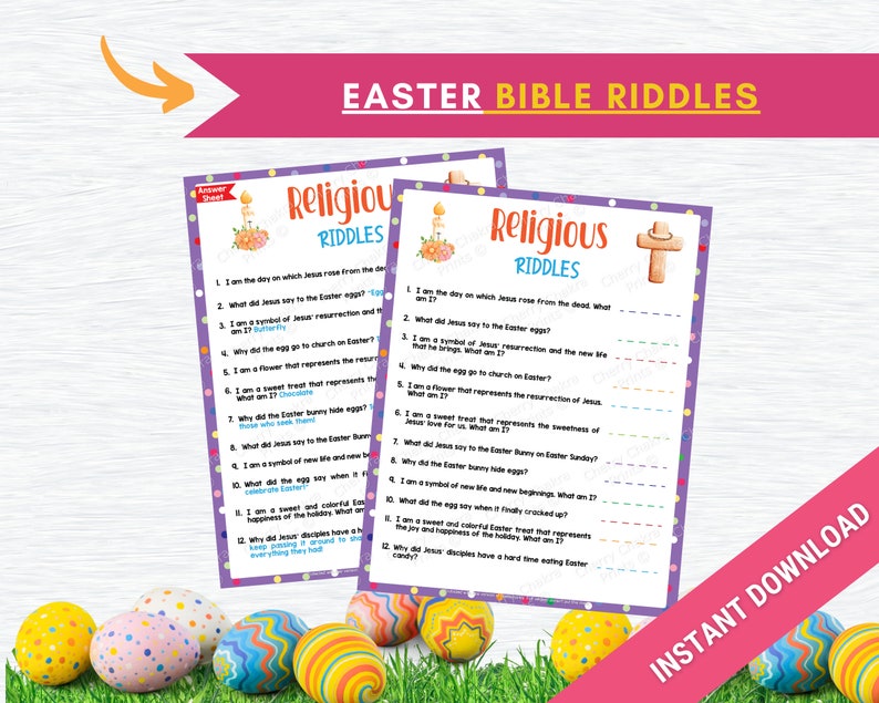 Easter Bible Word Search Game Christian Easter Religious - Etsy