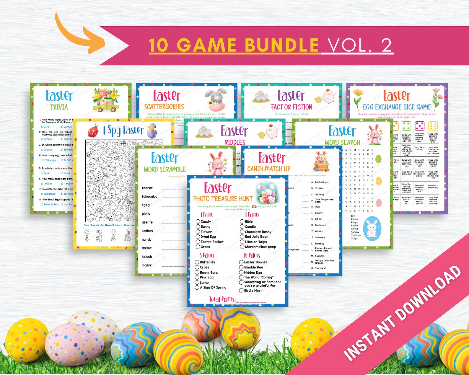 Easter Riddles | Easter Printable Game for Kids & Adults | Easter Fun ...
