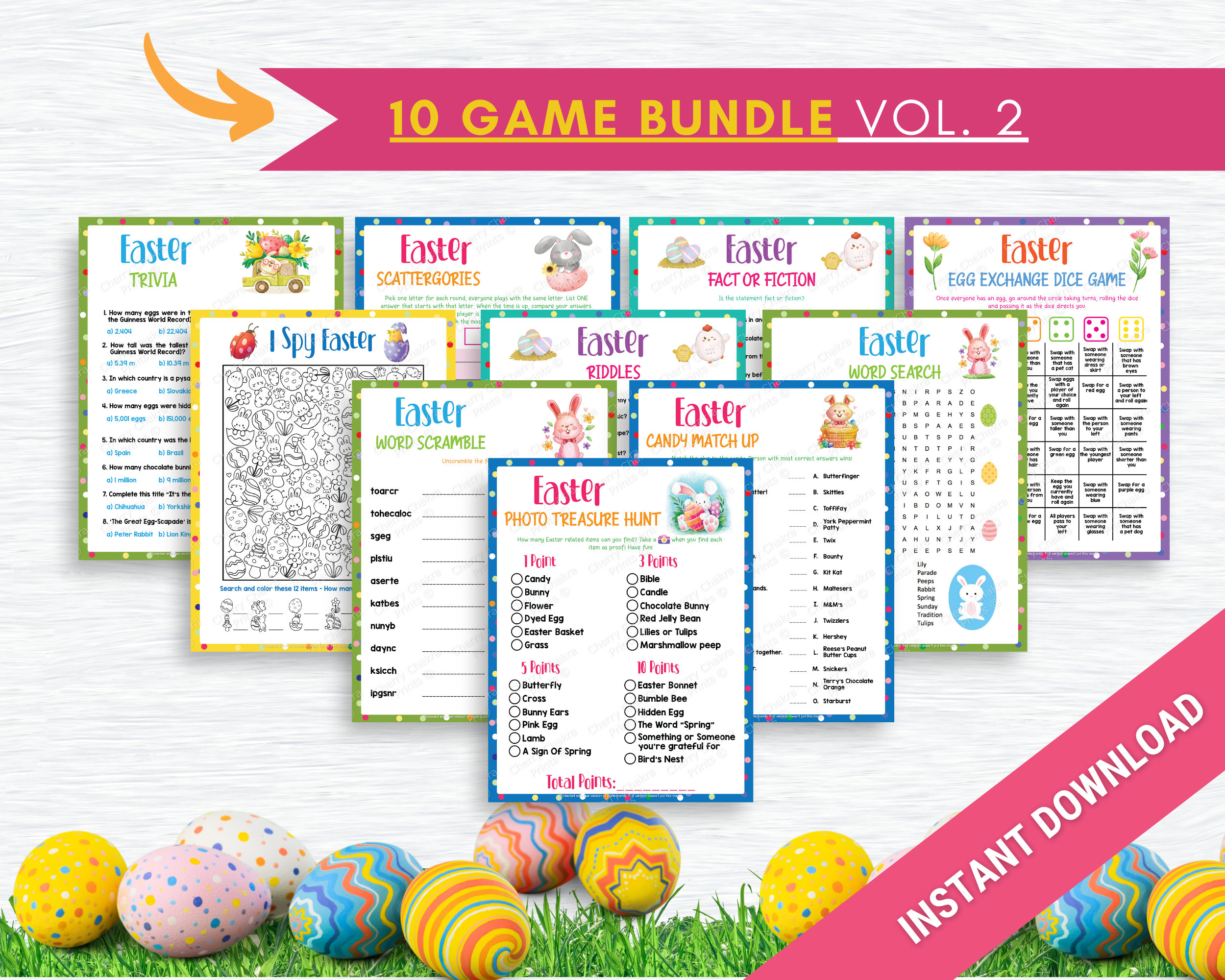 Easter Riddles Easter Printable Game for Kids & Adults - Etsy