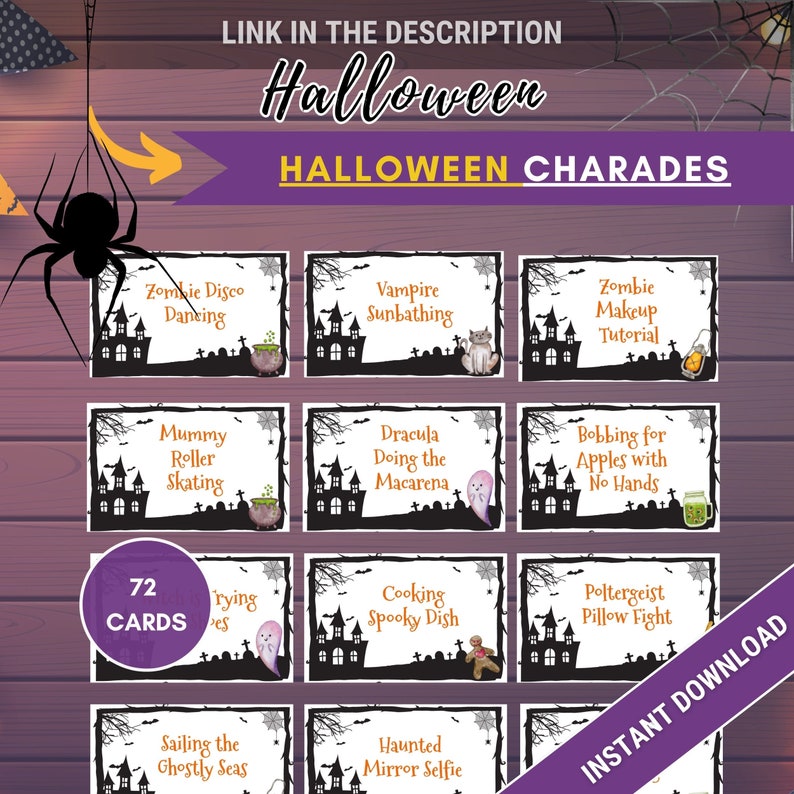 Halloween Truth or Scare Cards - the Fun Halloween Party Group Game for ...