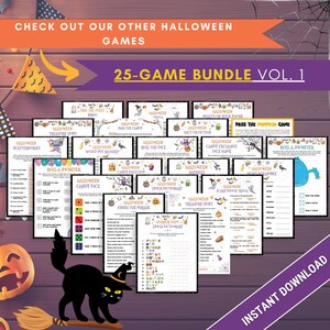 Halloween Scattergories Game, Printable Halloween Game, Halloween Word ...