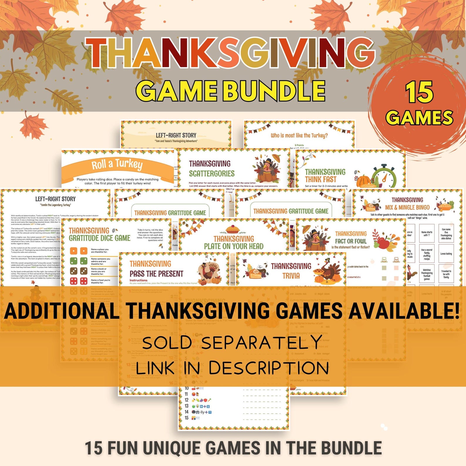 Thanksgiving Candy Dice Game, Thanksgiving Printable Game for Kids ...