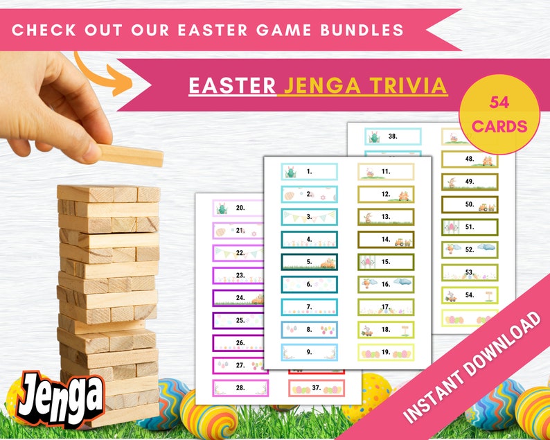 15 Easter Game Bundle Printable Easter Games for Kids and - Etsy
