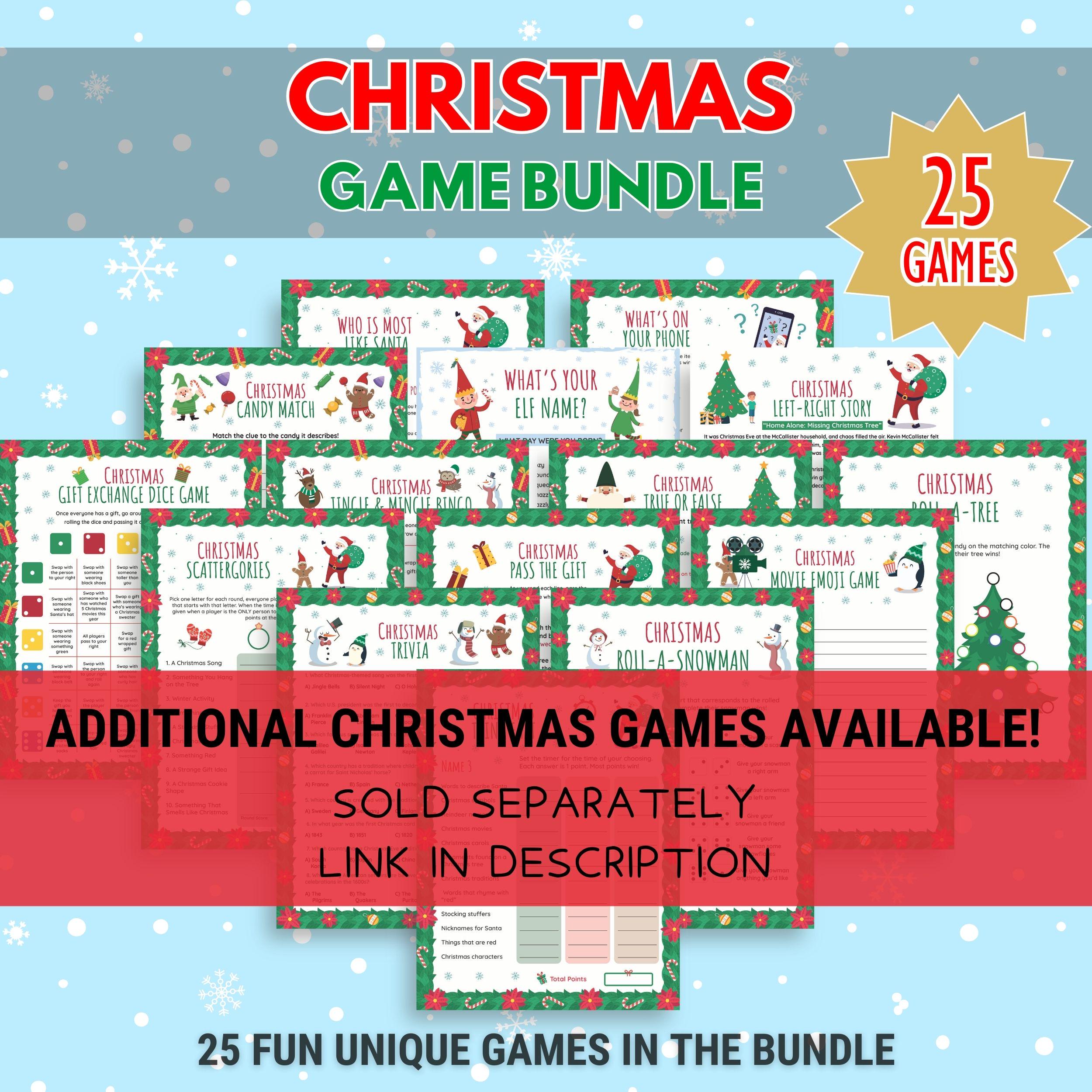Christmas Who is Most Like Santa Game, Fun Christmas Game, Winter ...