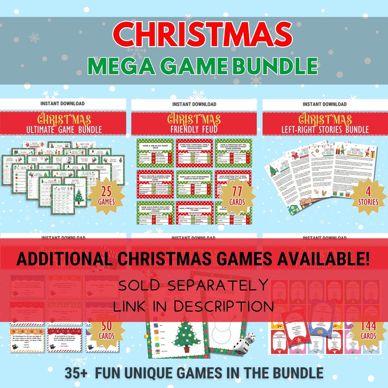 Christmas Truth or Dare Game, Printable Christmas Games, Fun Holiday ...