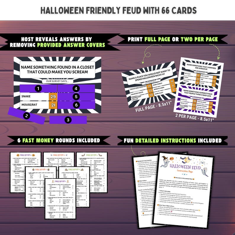 MEGA Halloween Game Bundle, Printable Halloween Games for Kids and ...