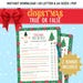 Christmas True or False Game, Printable Christmas Game, Fun Christmas ...