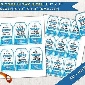 First Day of School Treat Tag for Student, Printable Gift Tag for Back ...