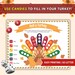 Roll A Turkey Dice Game, Thanksgiving Printable Game for Kids, Fall ...