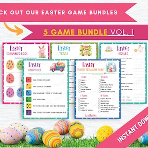 Jenga Easter Trivia Game | Printable Easter Games Quiz | Easter ...