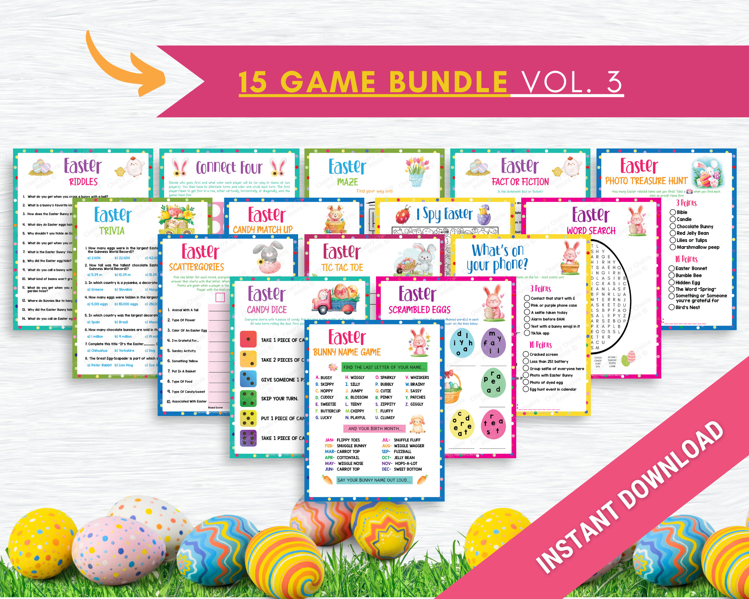 Easter Whats on Your Phone Game | Printable Easter Games | Family Game ...