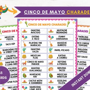 9 Cinco De Mayo Games Bundle, Printable Cinco De Mayo Fun Mexican Party ...