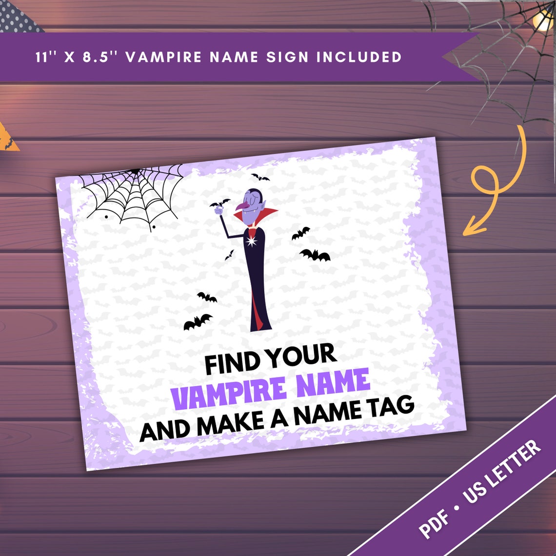 Halloween Vampire Name Game, What's Your Vampire Name Game WITH ...