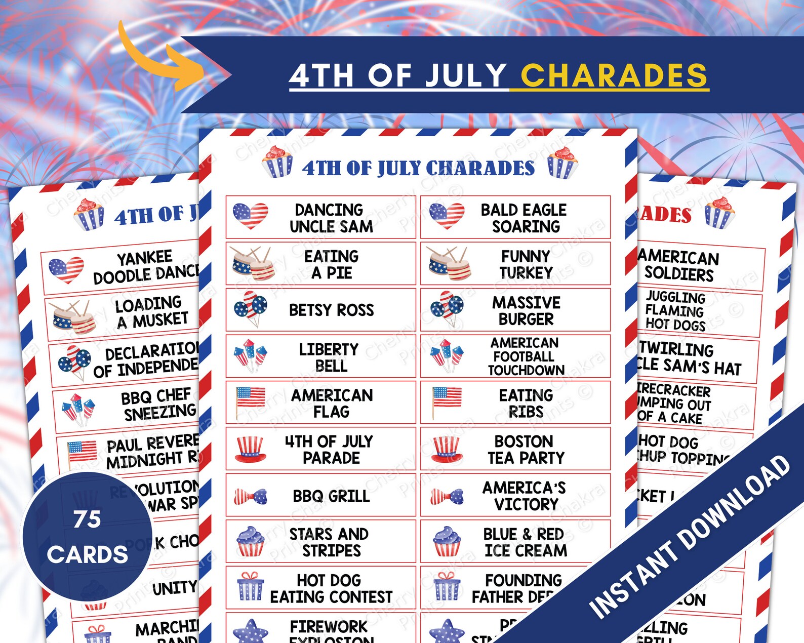 4th of July Patriotic Fact or Fiction Game, Printable Independence Day ...