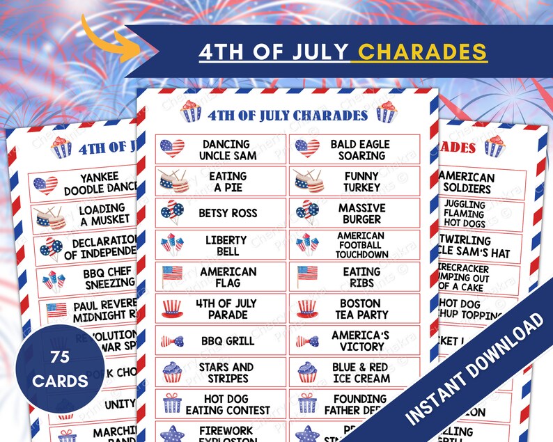 4th of July Patriotic Fact or Fiction Game, Printable Independence Day ...