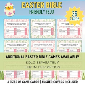 Easter Bible Who Am I? Game | Fun Christian Guessing Game, Printable ...