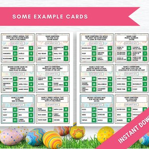 Easter Friendly Family Feud Game | the Hilarious Party Game of Guessing ...