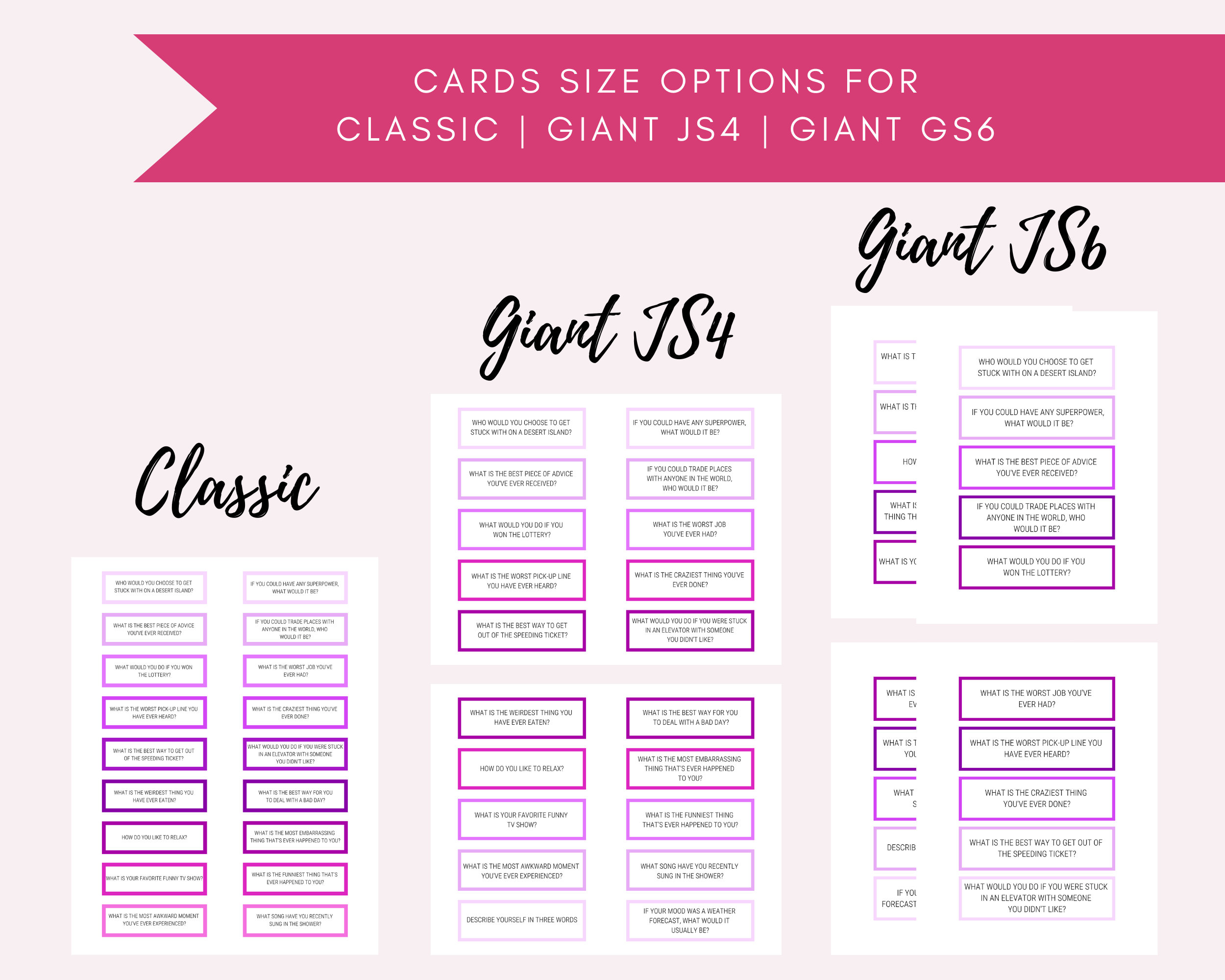 Jenga Questions & Conversation Starter Cards for Couples | Jenga Game ...