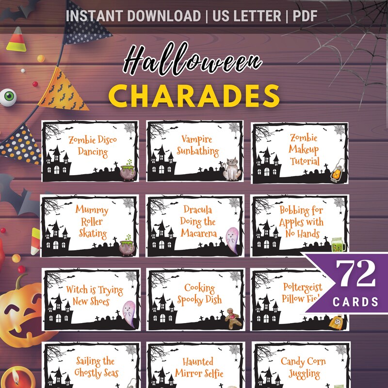 Printable Charades Adult - Etsy