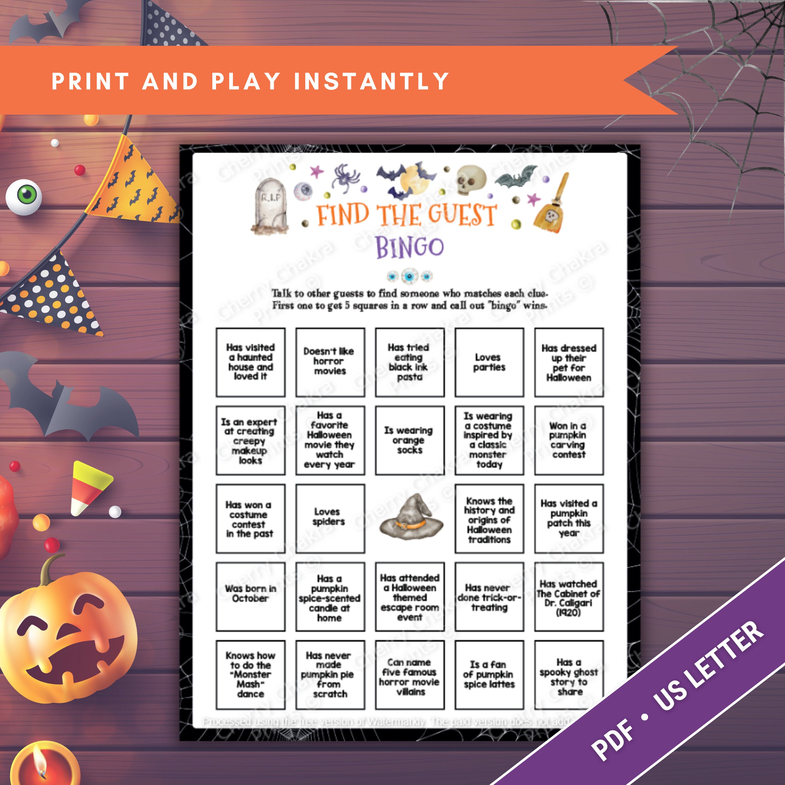 Icebreaker Bingo, Halloween Mix and Mingle Icebreaker, Fun Halloween ...