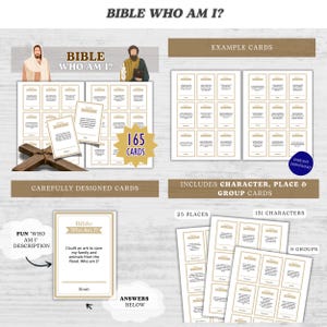 Bible Mega Game Bundle | 4 Fun Printable Christian Games for Kids ...