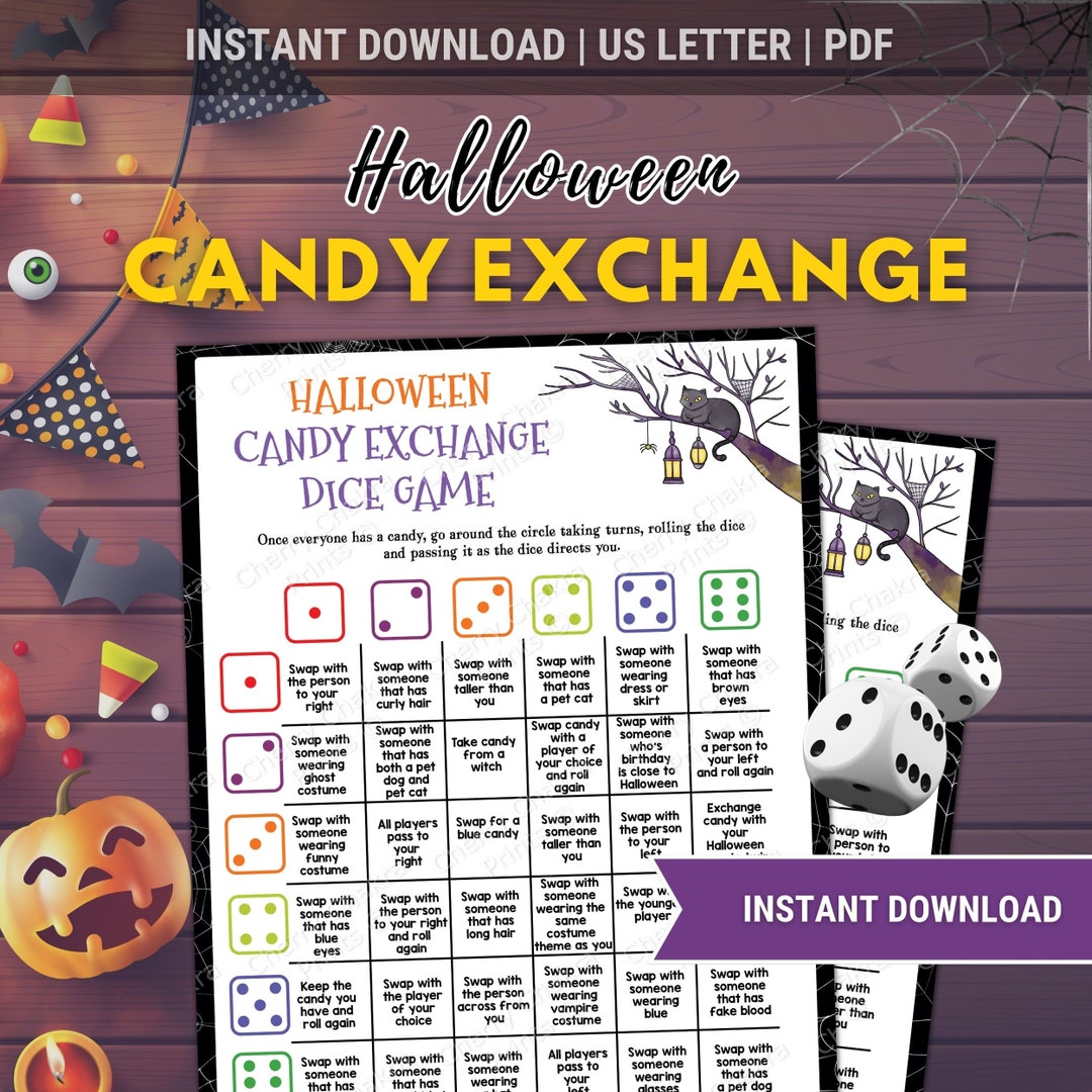Fun Halloween Candy Exchange Game, Group Halloween Party Games ...