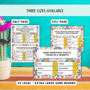 Cinco De Mayo Friendly Feud Game | Printable Cinco De Mayo Family Group ...